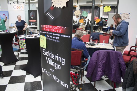 Soldering Village with Mitch Altman « HITBSecConf2018 – Dubai